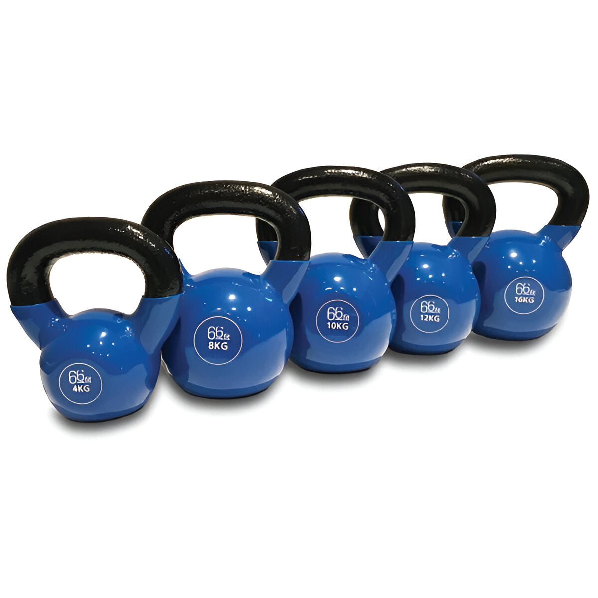 Innofit PVC Kettlebell 4-16kg 5 Pair Set – Rehab Technology